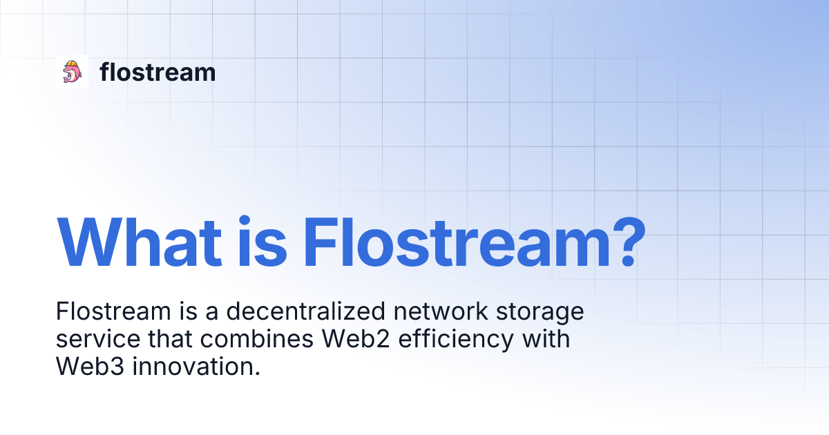 What is Flostream? | flostream